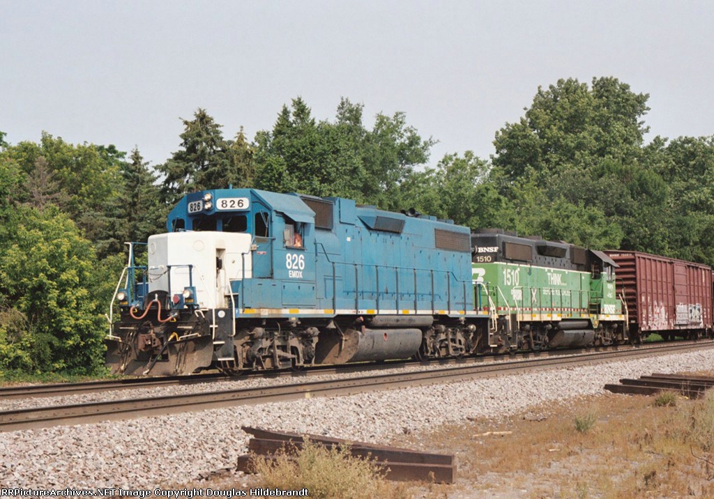 Two EMDs and a local